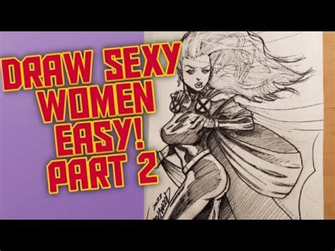 DRAW SEXY WOMEN EASY WITH THE THUNDERBOLT METHOD YouTube