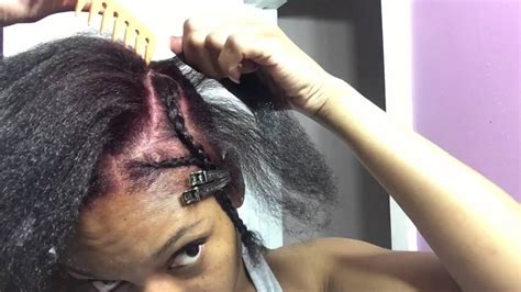 2 Part Versatile Sew In Braid Pattern Tutorial Part 1 Youtube