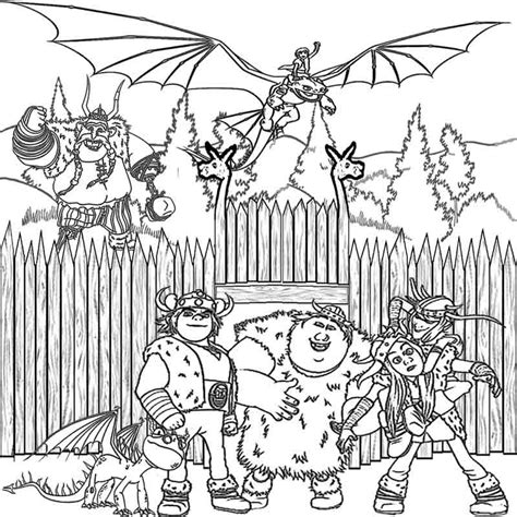 How To Train Your Dragon Coloring Pages Hiccup At Timothy Sands Blog