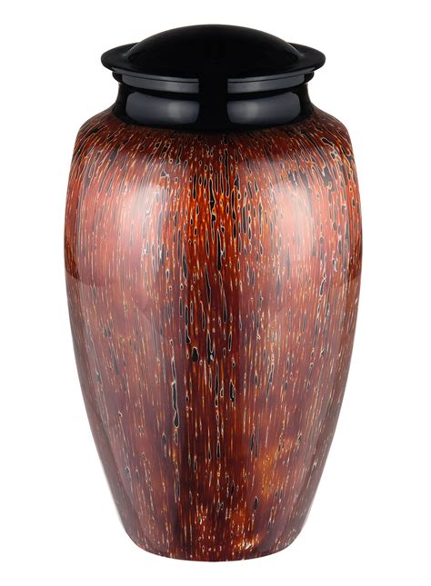 Classy Series Classic Tawny Fiberglass Cremation Urn Brown Iufg10