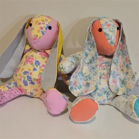 Teddy Bear Pattern Bunny Sewing Pattern Video Tutorial Rabbit Pattern Keepsake Bear