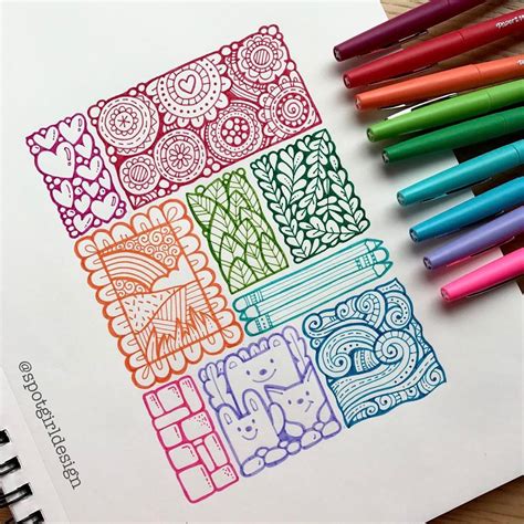 Doodle Art Colouring Pens