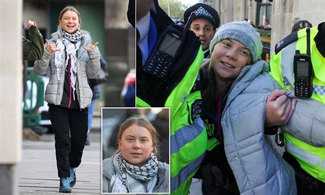 Climate Activist Greta Thunberg 21 Was Given Final Warning To Move