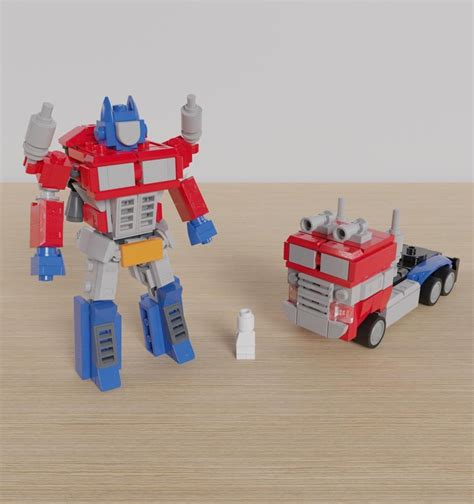 Lego Moc Optimus Prime By Alexqwerty Rebrickable Build With Lego