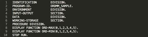 Cobol言語の関数「ord Max、ord Min」について理解しよう！｜用語辞典 ｜ Cobol入門サイト