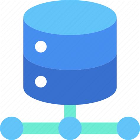 Database Network Connection Sharing Connect Network Server Database Icon Download On