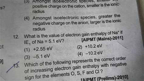 Positive Charge On The Cation Smaller Is The Ionic Radius Filo