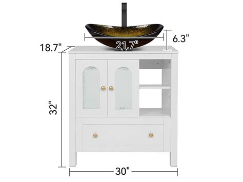 30 Bathroom Vanity With Sink Freestanding Bathroom Storage Cabinet