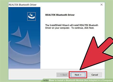 how to install a bluetooth module not adapter in a computer