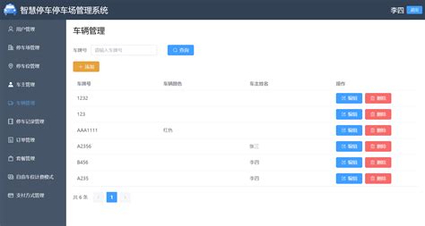 停车场管理系统web前后端停车场后台地址 Csdn博客