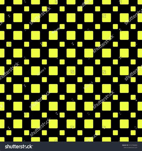Yellow Squares Pattern Vector Pattern Yellow Stock Vector Royalty Free