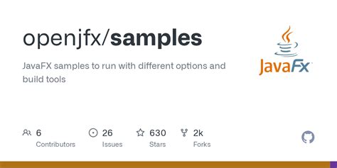 Github Openjfx Samples Javafx Samples To Run With Different Options And Build Tools