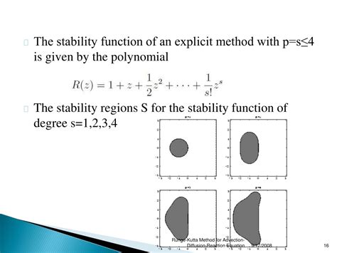 Ppt Runge Kutta Methods For Advection Diffusion Reaction Equations Powerpoint Presentation
