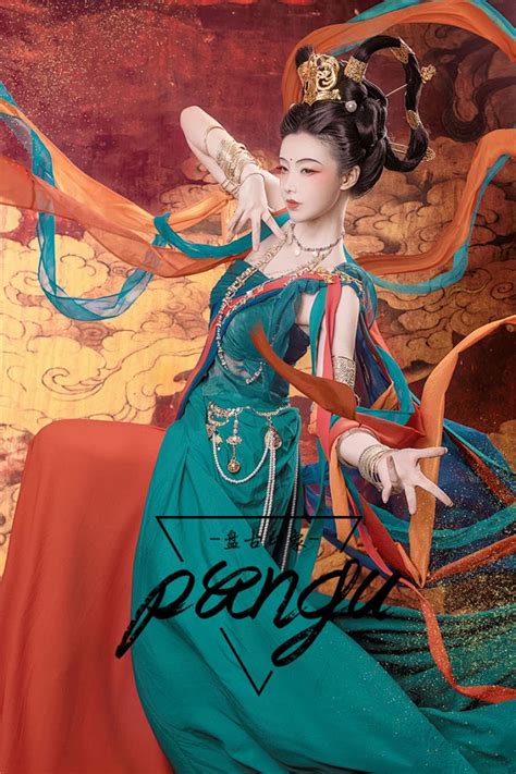 影楼写真性感敦煌飞天女古装仙女装舞蹈演出表演服装 大唐华章 淘宝网 花瓣网