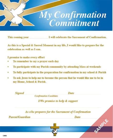 Confirmation Enrolment Commitment Certificate Cm66 Buy Order Online