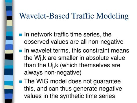 Ppt Wavelet Based Network Traffic Modeling Powerpoint Presentation