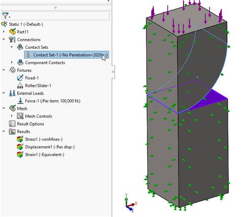 SOLIDWORKS Simulation Interaction Improvements Stabilization
