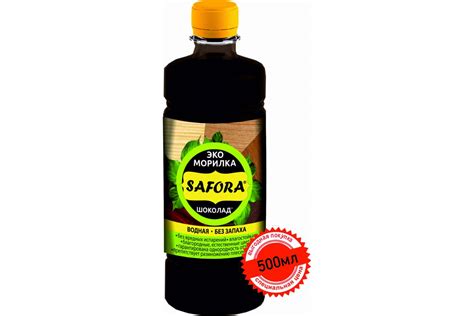 Морилка для дерева SAFORA водная, шоколад, 500 мл 035: купить в Санкт ...