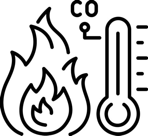 Heat Index Icon In Linear Style 56294363 Vector Art At Vecteezy