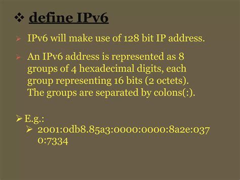 Ip Address Ipv4 And Ipv6 Pptx
