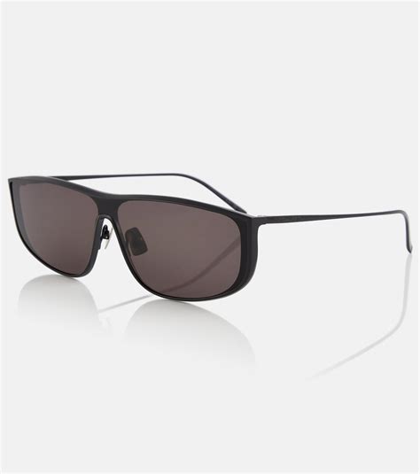 Luna Rectangular Sunglasses In Black Saint Laurent Mytheresa