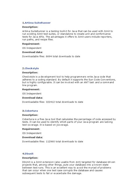 Java Test Pdf Unit Testing Java Programming Language