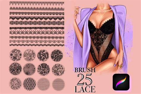 Procreate Lace Texture Brushes Procreate Fabric Procreate Lace Texture Brushes Procreate Fabric