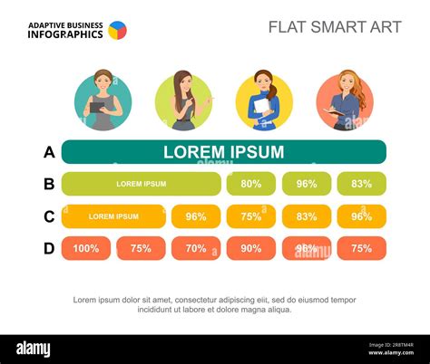 Four Horizontal Bar Diagram Stock Vector Image Art Alamy