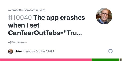The App Crashes When I Set Cantearouttabstrue On The Tabview · Issue