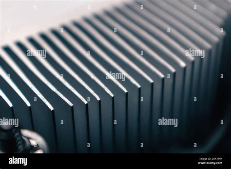 Desktop Pc Cpu Unit Cooling System Radiator Motherboard Close Up Computer Hardware Electronics