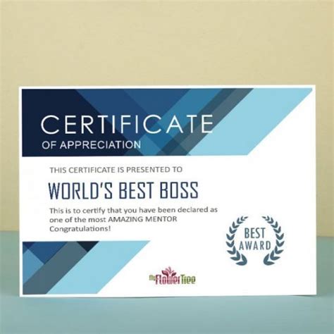 Printable Best Boss Certificate Template Printable And Enjoyable Learning