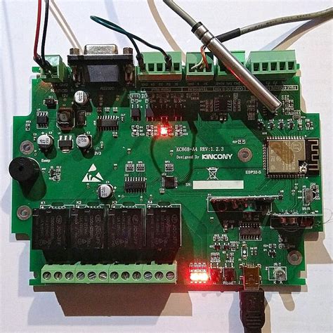 Kc868 A4 Read Temperature And Control Relay By Telegram Smart Home Automation Kincony