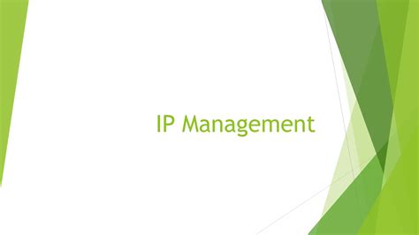 IP Management PPT