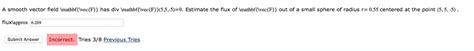 Solved A Smooth Vector Field Mathbf{ Vec{f}} Has Div