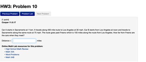 Solved HW3 Problem 10 Previous Problem Problem List Next Chegg Com