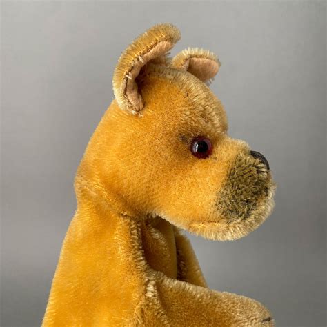 Vintage Boxer Dog Hand Puppet ~ 1960s Once Upon A Puppet