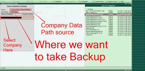 Backup Restore Tally ERP 9