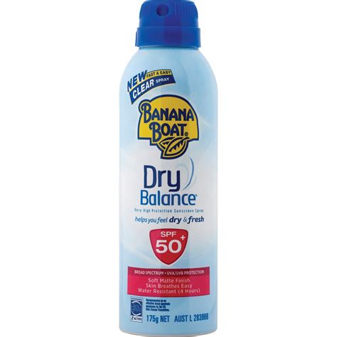 Banana Boat Dry Balance High Protection Sunscreen Spray Spf50 Adore