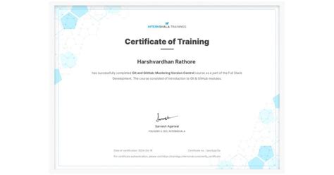 Harshvardhan Rathore On Linkedin Successfully Completed The Git And