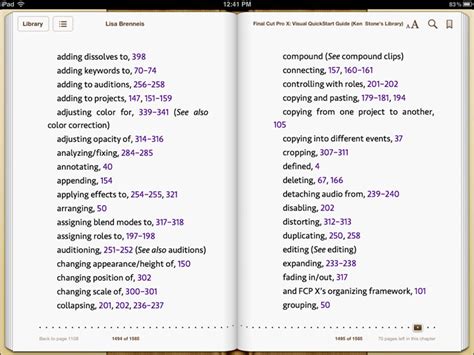 final cut pro x visual quickstart guide epub edition