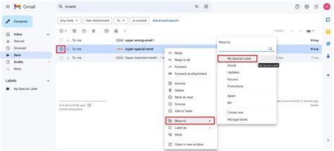 How To Move Emails In Folders In Gmail