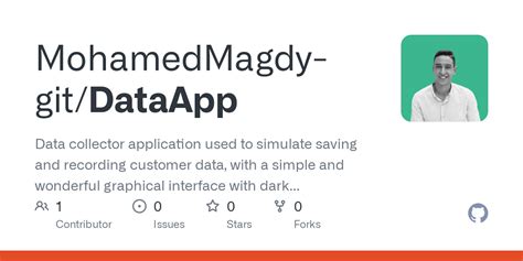 GitHub MohamedMagdy Git DataApp Data Collector Application Used To