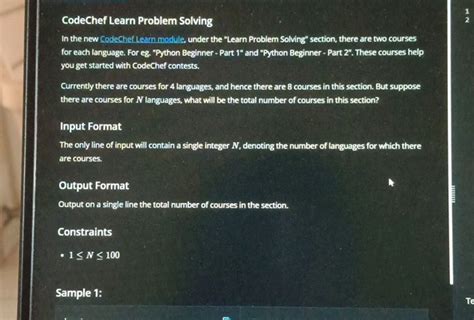 CodeChef Learn Problem Solving In The New StudyX