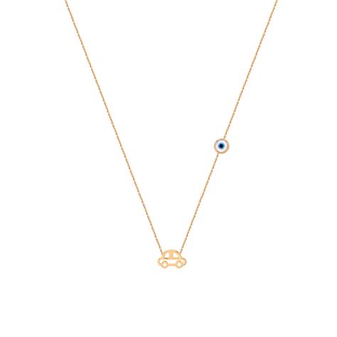 گردنبند ماشین و چشم نظر بچه گانه الی گلد گالری