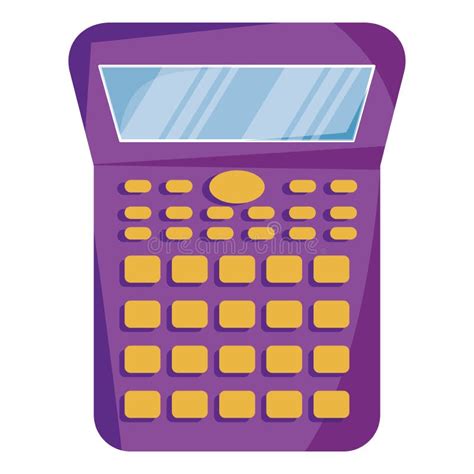 孤立彩色数学计算器图标平面矢量图 向量例证 插画 包括有 算术 设计 计算 例证 概念 按钮 266247383