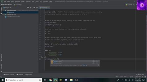 Simple Data Types The First Python Tutorial Youtube