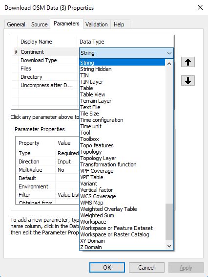 Parameter Definitionvalidation In Arcgis Tools Zekiah Technologies Inc