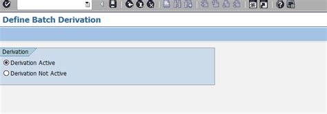 Batch Derivation Overview With Example SAP Community