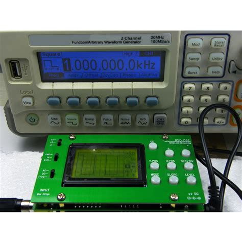 DSO Mini LCD Digital Oscilloscope DIY Kit Real Time Sampling Rate Oscilloscopio M Banwidth