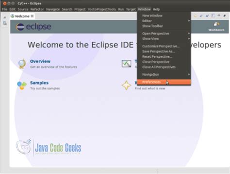 Eclipse Ide Yocto Plugin Tutorial Java Code Geeks